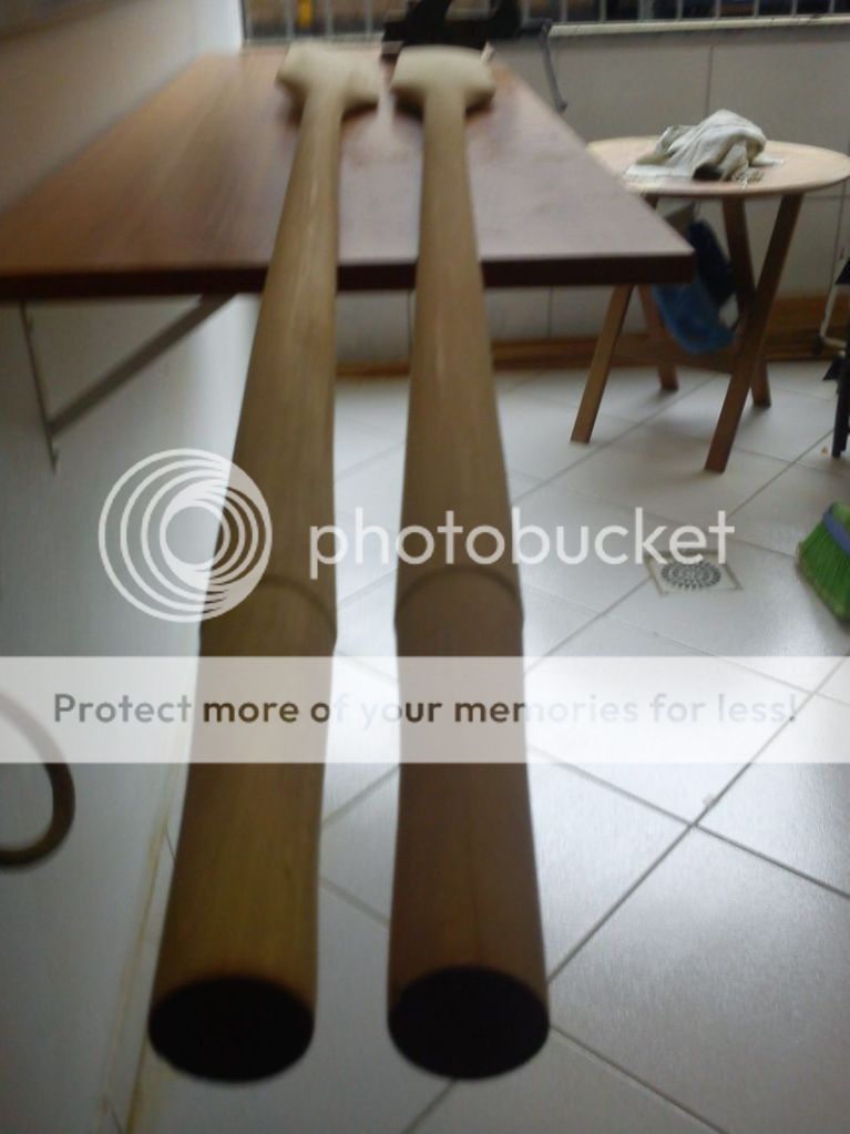 Homemade oars | Boat Design Net