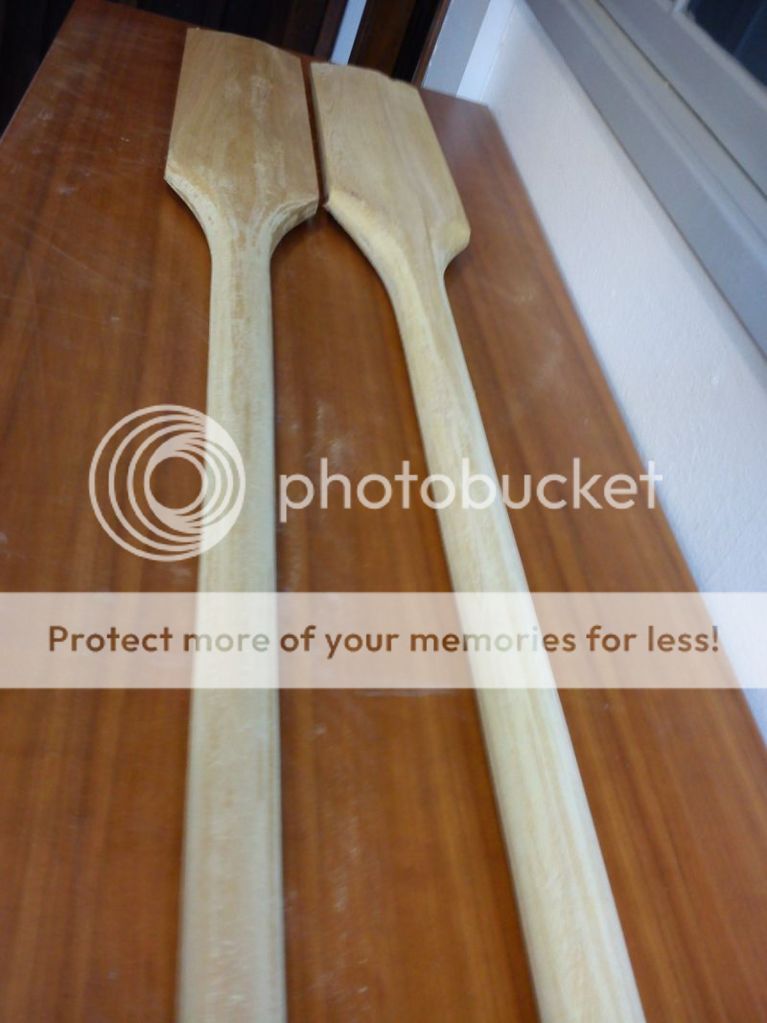 Homemade oars | Boat Design Net