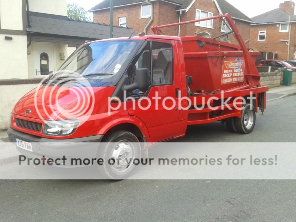 Ford Transit Forum • View topic - my poor mans new shape skip truck!!!!